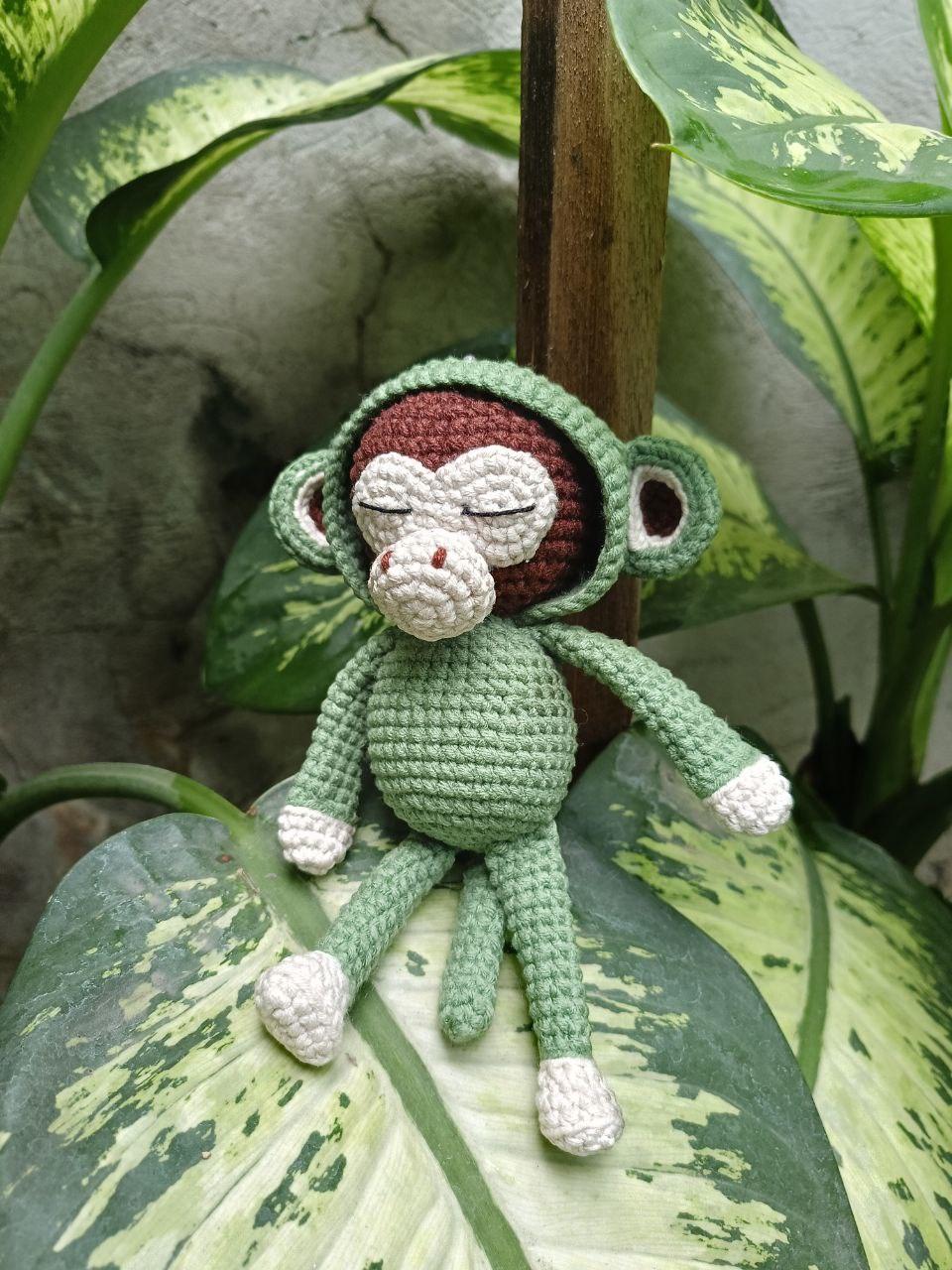 Sleepy Monkey Pattern – KnotNookCo