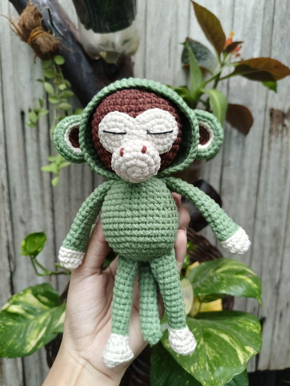 Sleepy Monkey Pattern – KnotNookCo