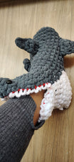 Shark Socks Pattern – KnotNookCo